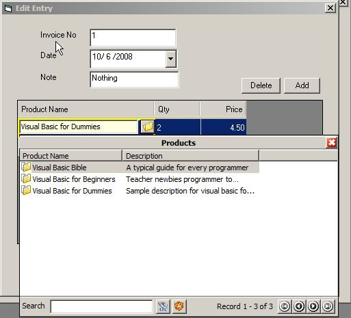 Multi Column Combobox In Datagrid Sourcecodester
